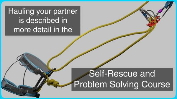 Hauling Your Partner > Trad Climbing Self Rescue > VDiff Climbing
